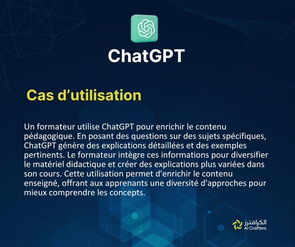 L'IA POUR LES FORMATEURS - AI Crafters